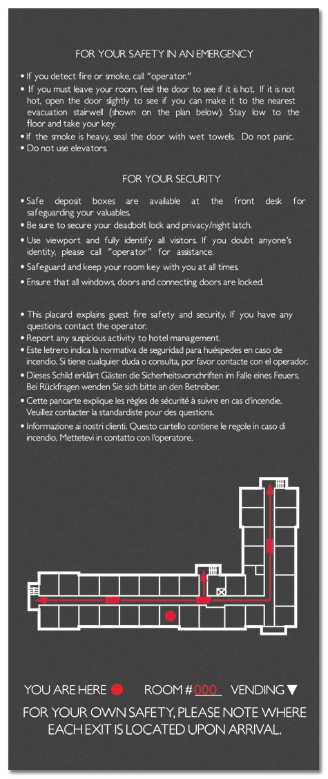 Marriott AC Hotels Sign Store by HOTELSIGNS.com | evacuation maps fire ...