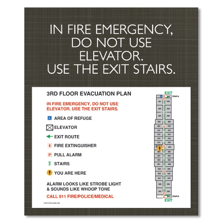 Marriott AC Hotels Sign Store by HOTELSIGNS.com | evacuation maps fire ...