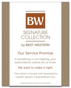 Best Western Sign Store by HOTELSIGNS.com | signature collection ...