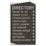 Chassis Hotel Directory Signs | HOTELSIGNS.com