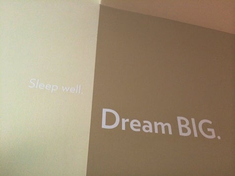 Even Hotels by HOTELSIGNS.com | sleep well dream big vinyl graphics ...