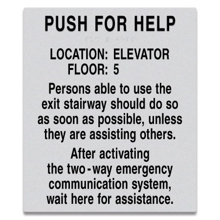 Marriott Fairfield Sign Store by HOTELSIGNS.com | refuge area fire ...