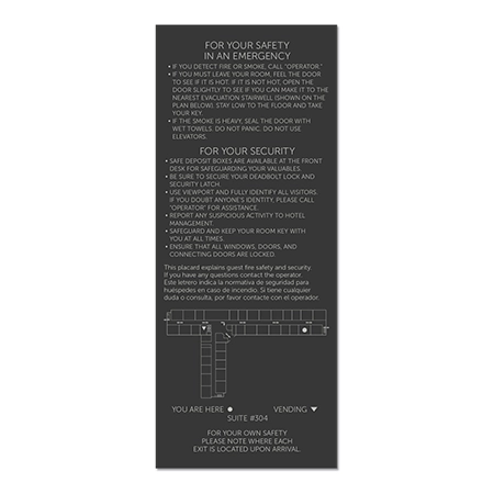 Marriott Fairfield Towneplace Sign Store by HOTELSIGNS.com | evacuation ...