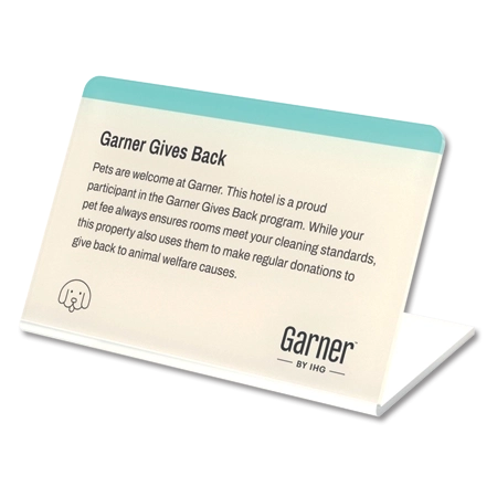 Garner Sign Store by HOTELSIGNS.com | front desk and lobby signs