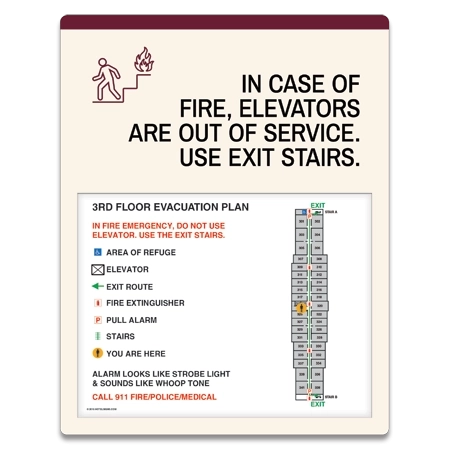 Garner Sign Store by HOTELSIGNS.com | elevator signs