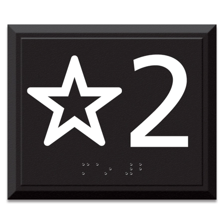 Hampton Sign Store by HOTELSIGNS.com | elevator signs hmp04 replacements