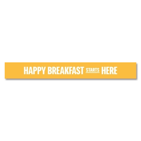 Hampton Sign Store by HOTELSIGNS.com | happy breakfast graphics english ...
