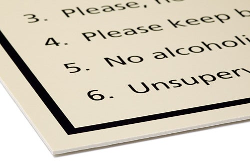 Hotel Traffic Control Signs | GSS-PK1918 | HOTELSIGNS.com