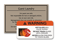 Hotel Property Rules Signs | HOTELSIGNS.com