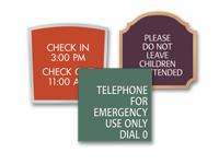 Hotel Lobby Area Room Signs | HOTELSIGNS.com