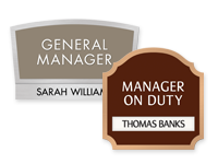 Signs With Inserts and Windows For Hotels | HOTELSIGNS.com