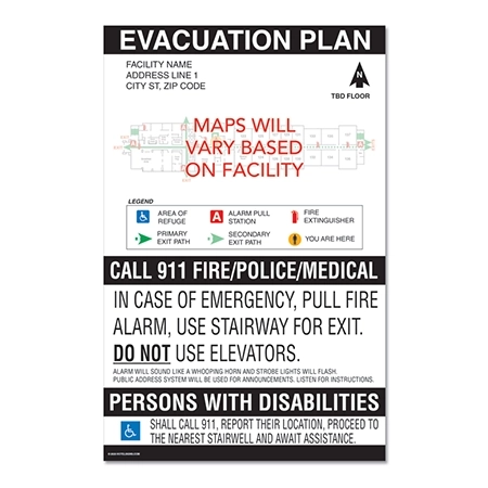 Marriott Residence Inn Sign Store by HOTELSIGNS.com | emergency evac ...