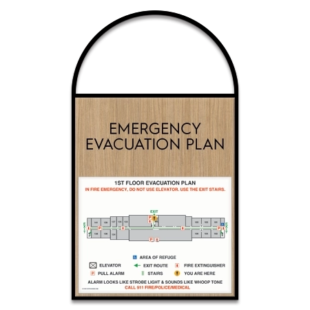Sonesta Sign Store by HOTELSIGNS.com | emergency evac maps california ...
