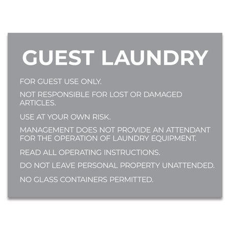 Spark Sign Store by HOTELSIGNS.com | fitness laundry signs property rules