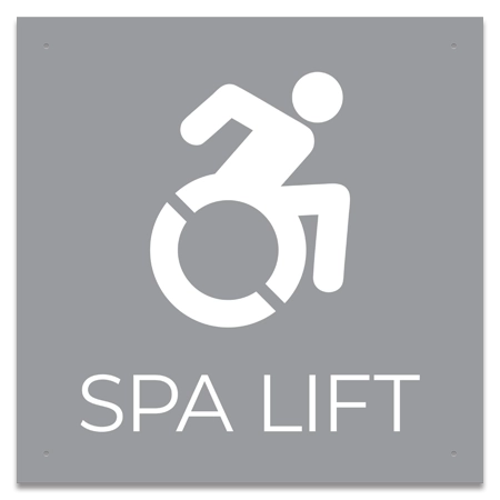 Spark Sign Store by HOTELSIGNS.com | spa lift signs pool spa signs ...