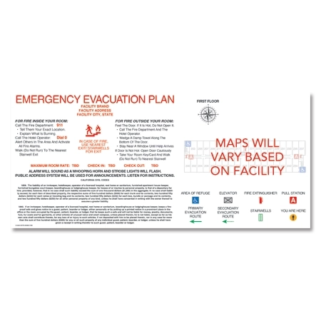 Stay Express Sign Store by HOTELSIGNS.com | emergency evac maps ...