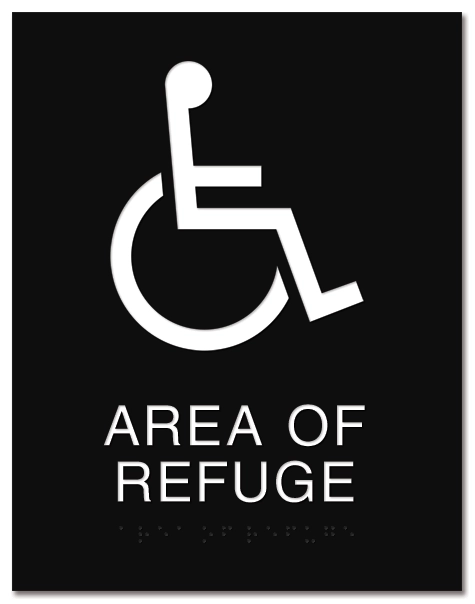 Super 8 Sign Store by HOTELSIGNS.com | area of refuge rescue signs