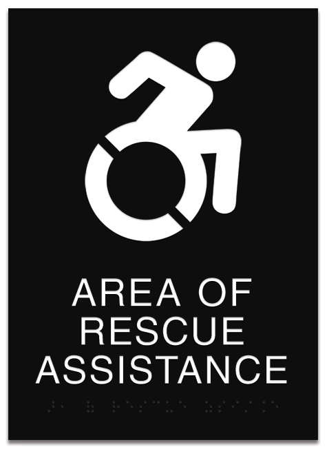 Super 8 Sign Store by HOTELSIGNS.com | area of refuge rescue signs
