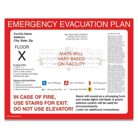 Wingate Sign Store by HOTELSIGNS.com | emergency evac maps california ...